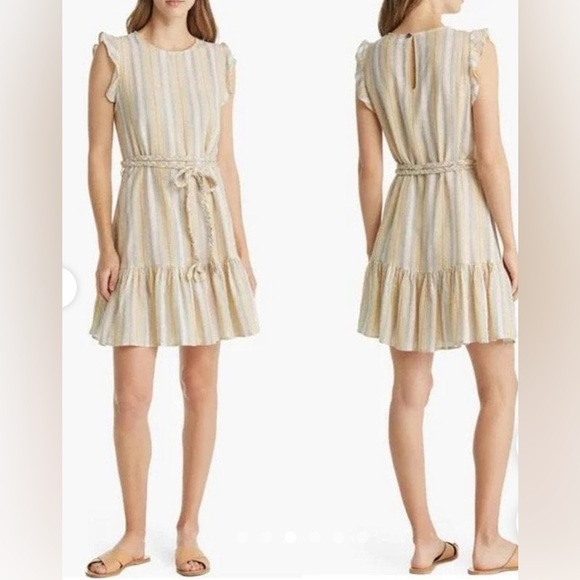 Marine Layer | Dresses | Marine Layer Laney Mini Dress Beach Stripe In ...